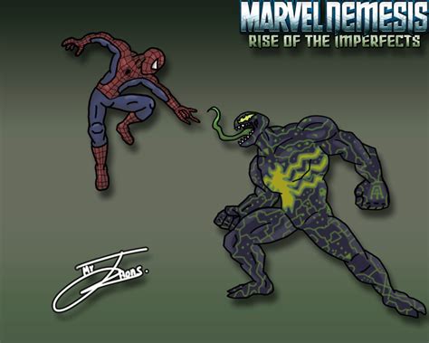 Marvel Nemesis Spider Man Vs Imperfect Venom Marvel Nemesis Marvel Man Vs