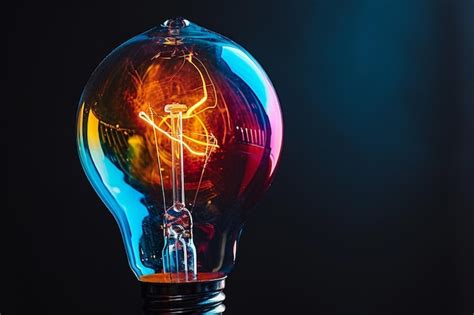 Premium Photo Clock Embedded In A Light Bulb