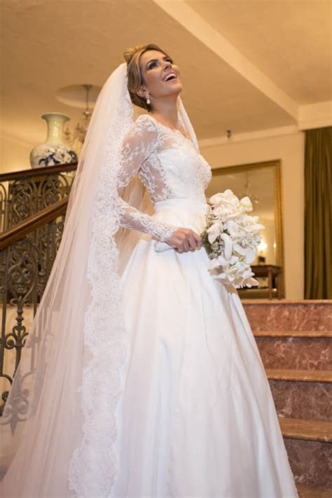 Vestido de noiva manga 48 modelos incríveis e modernos