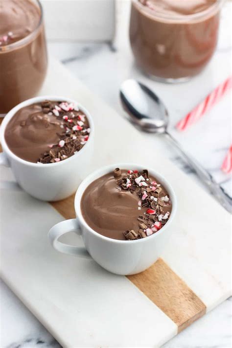Peppermint Mocha Pudding