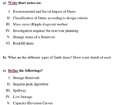 A Write Short Notes On I Environmental And StudyX