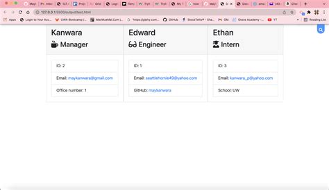 Team Profile Generator