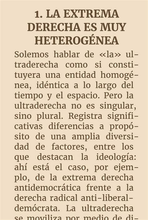Edgar Straehle On Twitter Las Doce Tesis Sobre La Extrema Derecha