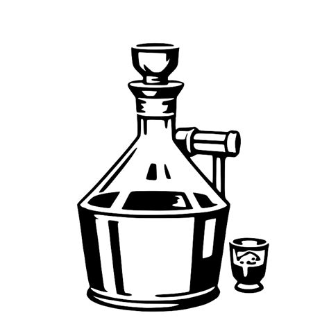 Svg Bundle For Decanter Ai Generated Vector Graphics