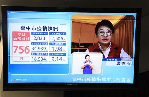 台中增756例 26日市府議會餐敘累計6人確診