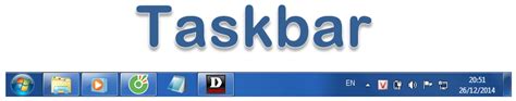 Customize The Taskbar