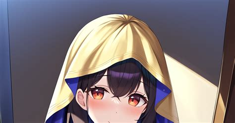 オリジナル こんな日焼け防止の仕方 初めてだわ まんぷくガールのイラスト Pixiv