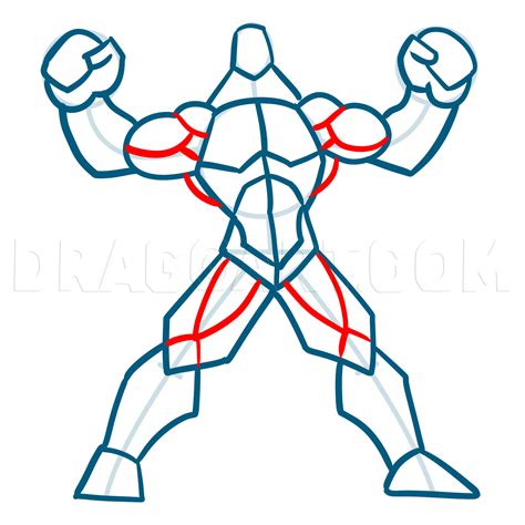 How To Draw Muscles Drawing Step By Step By Kingtutorial Dragoart