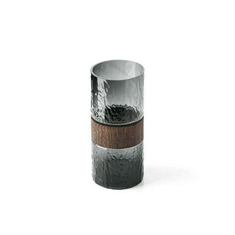 Le Vase Wood You Be Mine Gris Foncé M Vases Bazar Bizar Living