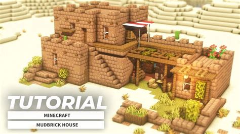 MinecraftHow To Build A MUD BRICK House Desert Build Minecraft