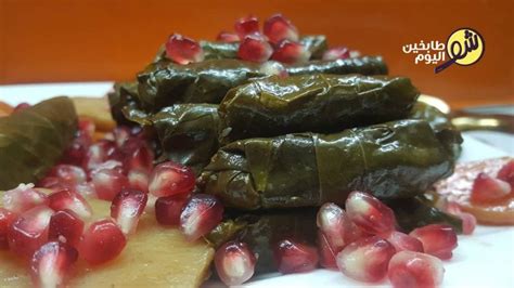 ورق عنب بزيت شو طابخين اليوم
