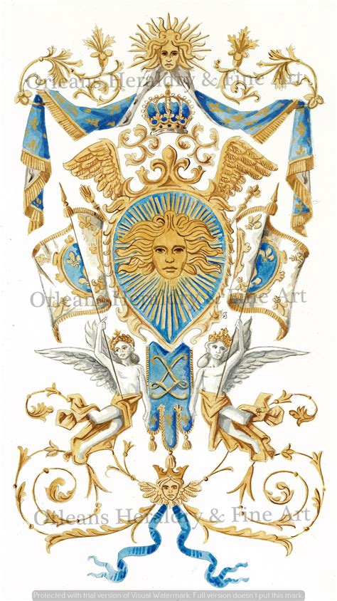 Purchase High Quality Reprints Of Badge Of King Louis Xiv By Ce