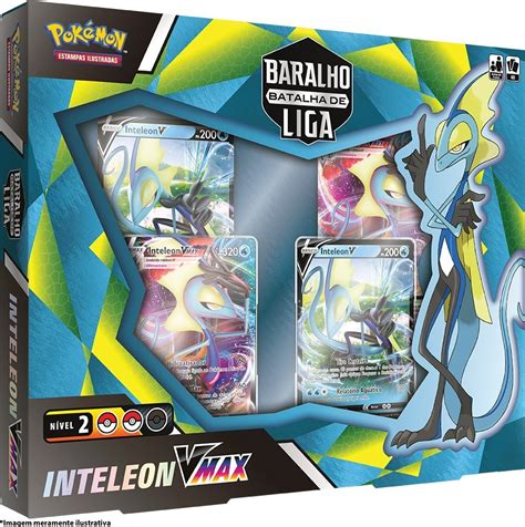 Baralho Pokémon Batalha De Liga Inteleon Vmax Copag Frete Grátis