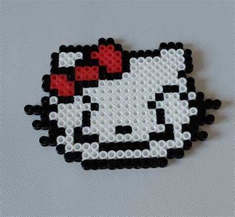 Juggalo Hello Kitty ♡ In 2025 Perler Bead Art Perler Beads Designs