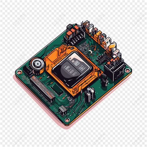 Central Processing Unit Vectorcartoonsticker Png Image And Clipart