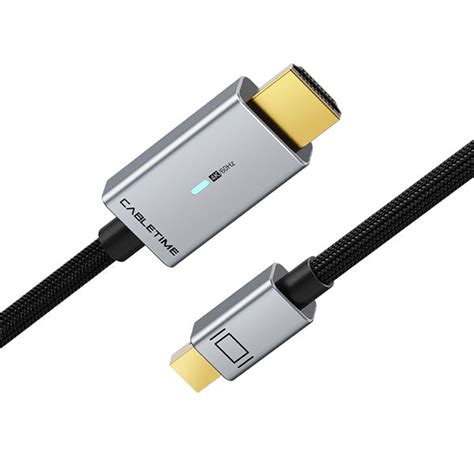 CABLETIME Mini DisplayPort To HDMI Cable K Hz M Amazon In Industrial Scientific