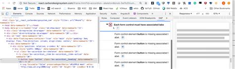 Avt 1 Skeleton Accordion And Button Dap Violation For Missing Form