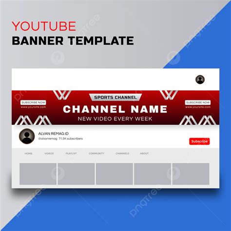 Modelo De Banner Grátis Do Youtube Vol 3 Vetor Modelo Para Download Gratuito No Pngtree