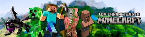Top 5 Minecraft Characters 2023 Edition
