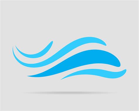 Waves Vector Design Water Wave Icon Wavy Lines Isolated 17157319