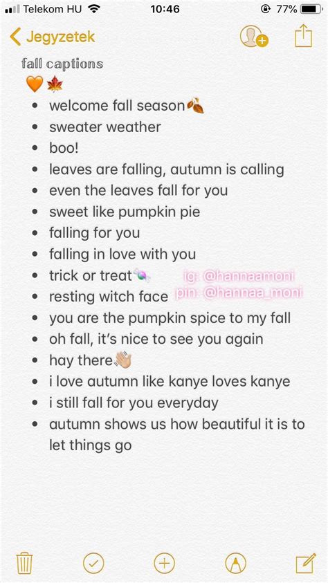 Fall Captions Instagram Captions Clever Instagram Quotes Captions