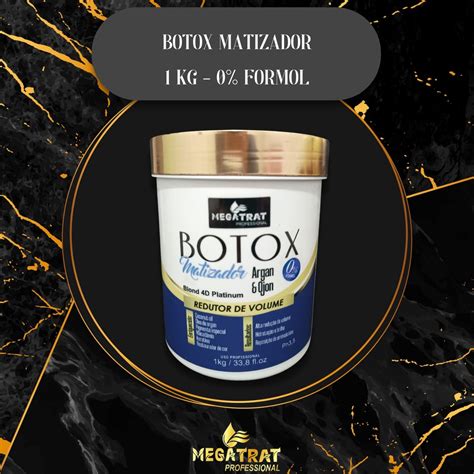 Megatrat Botox Capilar Matizador Argan E Ojon 1kg Shopee Brasil