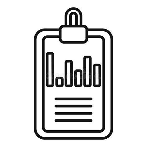 Business Clipboard Icon Outline Vector Market Target Stock Illustration Illustration Of Focus
