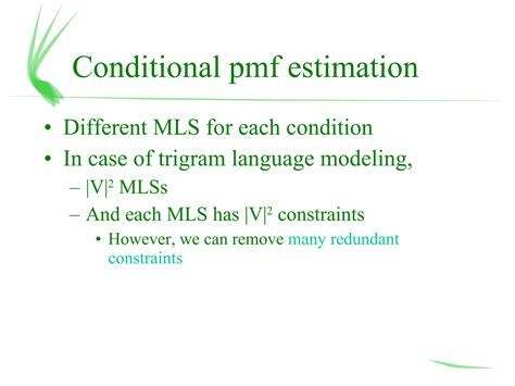 Maximum Likelihood Set Introduction Ppt