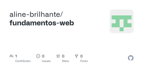 GitHub Aline Brilhante Fundamentos Web