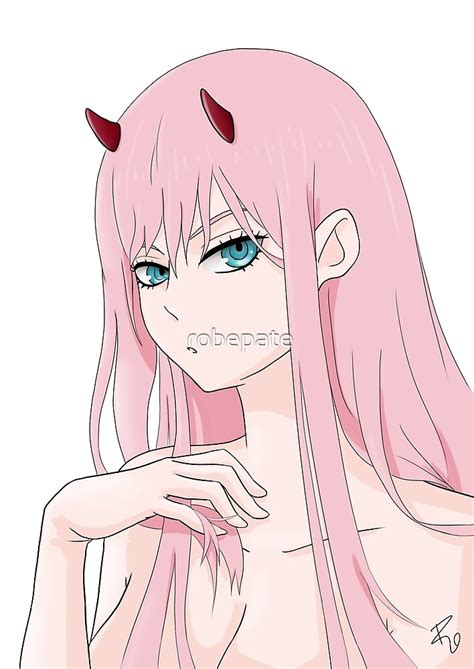 Zero Two Darling In The Franxx By Robepate Redbubble