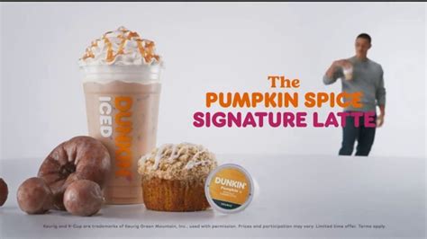Dunkin Pumpkin Spice Signature Latte Tv Spot Is It The Caramel
