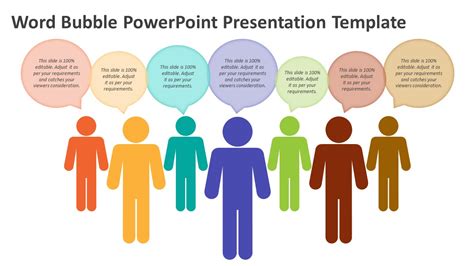 Word Bubble PowerPoint Presentation Template PPT Templates