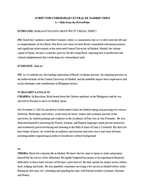 Script Pdf Philippines Liberal Arts Education