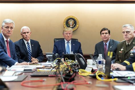No Evidence Photo Of Trump Watching Baghdadi Raid Was Staged Politifact