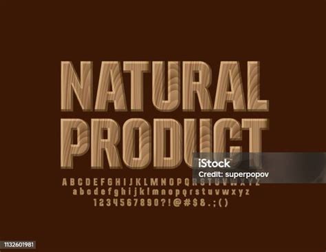 Ilustrații De Stoc Cu Vector Copac Texturat Banner Natural Produs Cu
