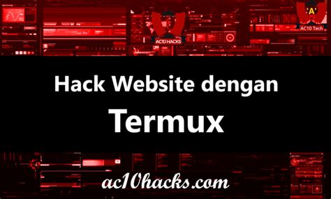 Cara Hack Website Dengan Termux Android 2025