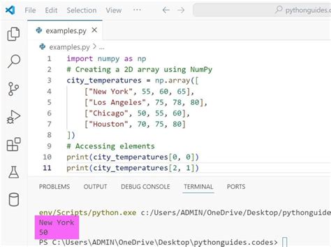 How To Create A 2d Array In Python Python Guides