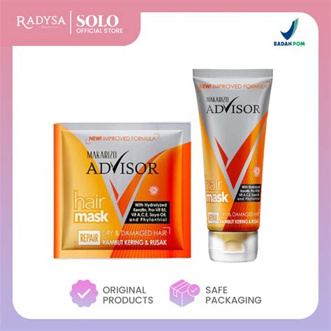Jual 𝐑𝐀𝐃𝐘𝐒𝐀 Makarizo Advisor Hair Repair Mask Sachet 15ml 45ml