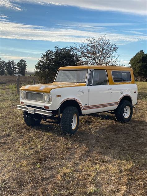 1971 International Scout 800b Suv White 4wd Automatic Comanche For Sale