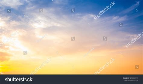 Sunset Sky Backgroundsunrise Sky Cloud Morning Stock Photo Shutterstock