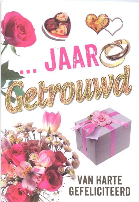 Wenskaart Jaar Getrouwd Knutselkraam Com