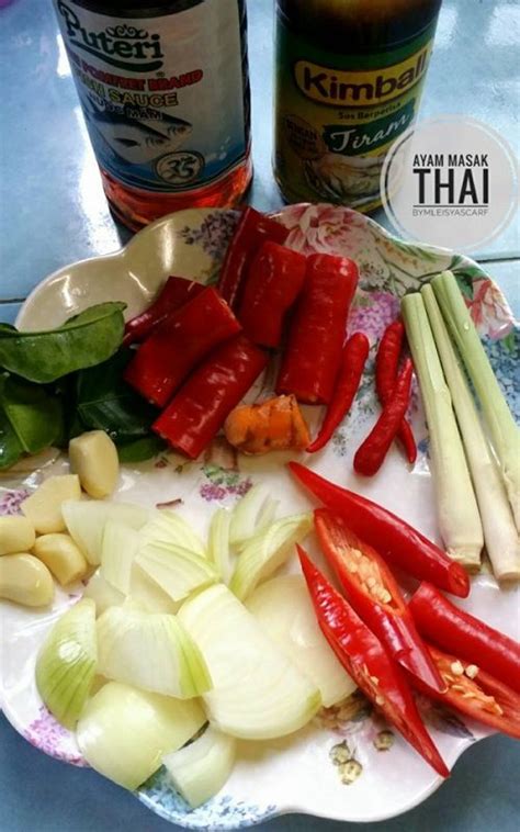 Resipi Ayam Masak Thai Super Sedap
