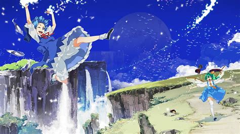 アニメ、 東方、 チルノ（東方）、 大洋精（東方）、 Hdデスクトップの壁紙 Wallpaperbetter
