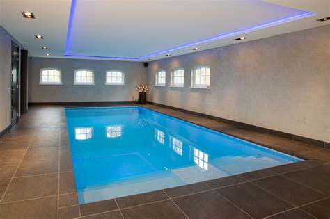Skimmer Zwembad Binnenbaden Zwembaden Zwembad Ontwerpen Binnenzwembaden