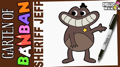 COMO DIBUJAR A SHERIFF TOASTER De GARDEN OF BANBAN How To Draw Sheriff From Garden Of Banban