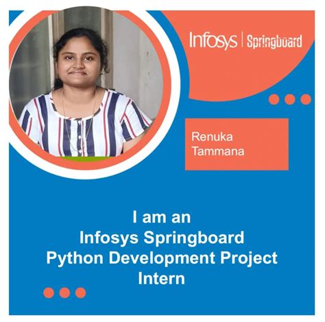 Renuka Tammana On Linkedin Infosysspringboardinternship