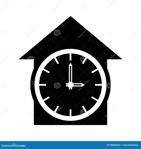 Clock Icon Simple Stock Vector Illustration Of Pictogram
