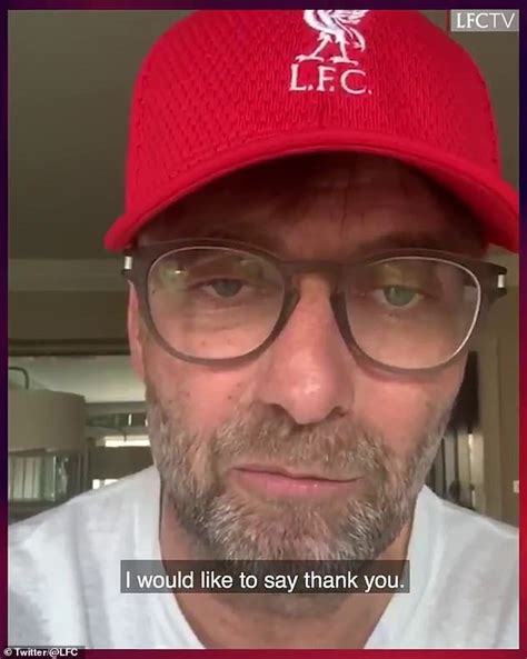 Liverpool Boss Jurgen Klopp Reduced To Tears After Footage Of Nhs Staff
