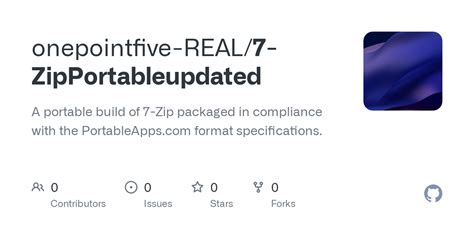 Github Onepointfive Real7 Zipportableupdated A Portable Build Of 7