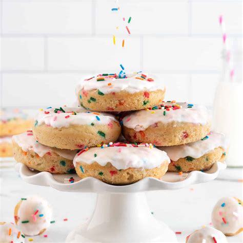 Baked Funfetti Donuts Short Stack Kitchen